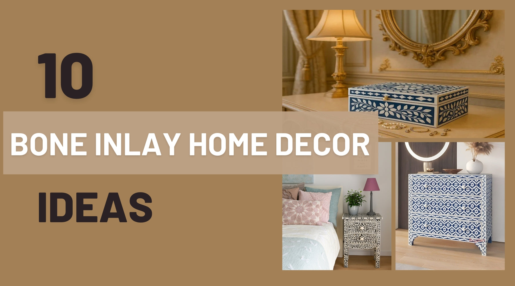 10 Stunning Bone Inlay Decor Ideas for Your Home – The Regal Art